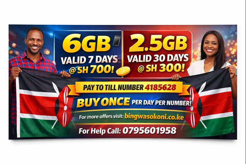 Bingwa Sokoni Data Bundles